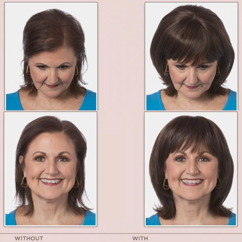 Bangs Hairstyle For Thin Hair Hair toppers with Bangs – seamiss
