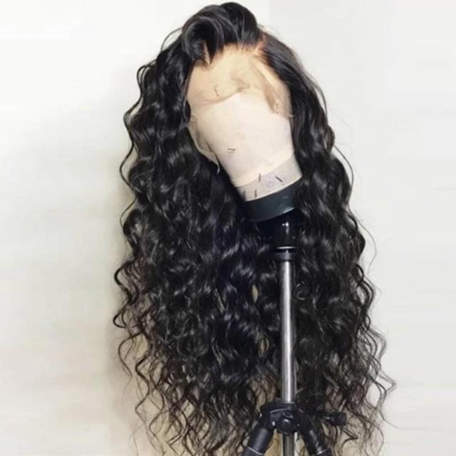 Big Wave Charming Elegant long Black Wig – seamiss